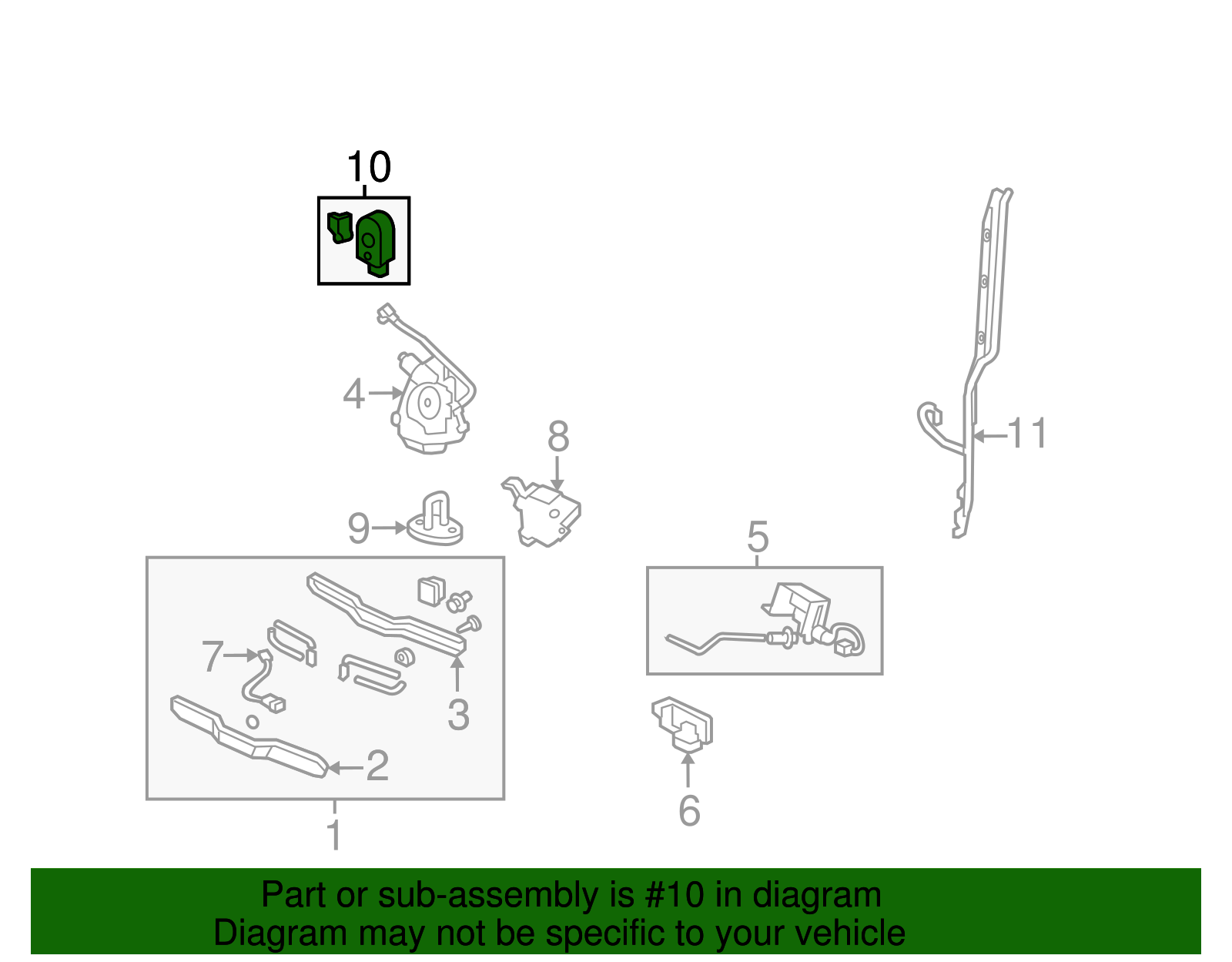 74940-SED-901 - Liftgate Ajar Indicator Switch 2005-2015 Honda ...