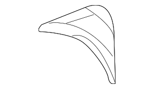 72496-TBA-A01 - Garnish L Front Center Corner - 2016-2021 Honda | Honda ...