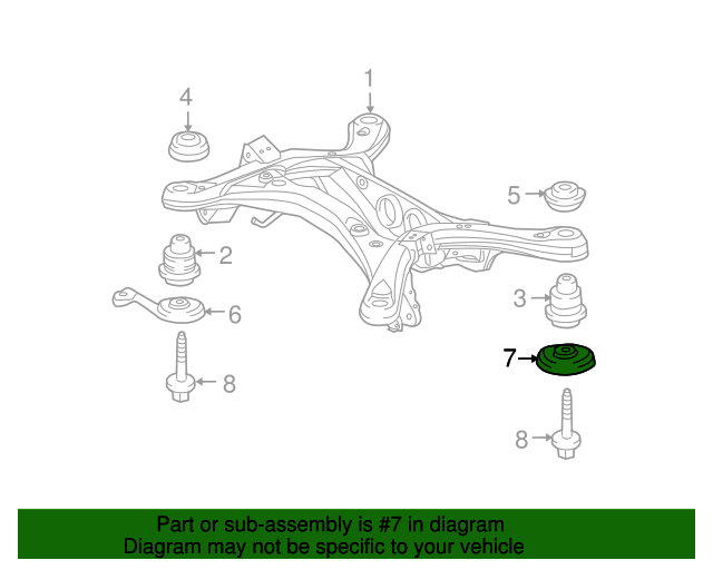 2010-2022 Lexus Rear Brace 53653-0E010 | OEM Parts Online
