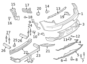 2015-2021 Porsche Macan Lower Cover 95B-807-521-AA-1E0 | OEM Parts Online