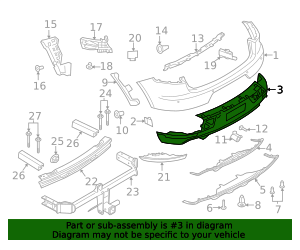 2015-2021 Porsche Macan Lower Cover 95B-807-521-AA-1E0 | OEM Parts Online