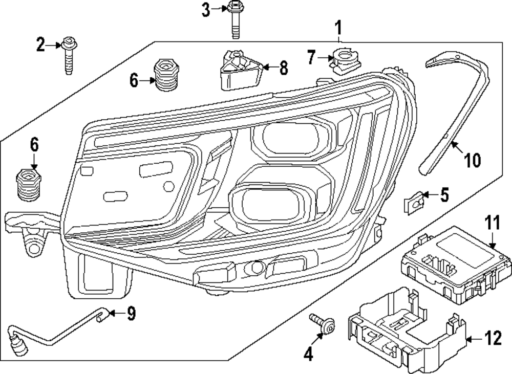 3CN-941-081-M - 2024-2025 Volkswagen - Headlamp Assembly | World VW Parts