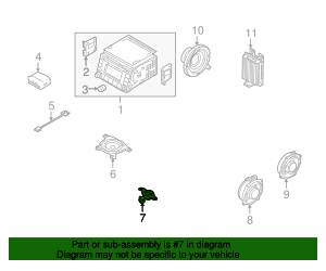 96310-2K100 - Tweeter 2010-2013 Kia Soul | Kia.Parts Store
