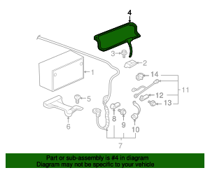 2008-2011 GM Battery Vent Tube 19420172 | Auto Parts Express