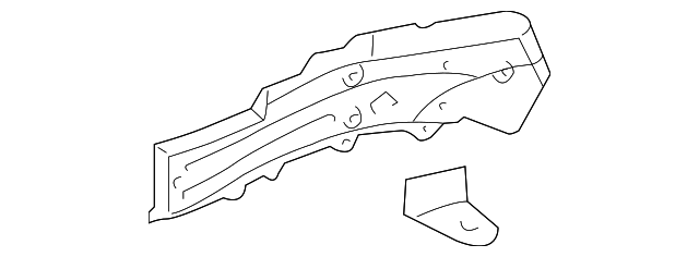 2004-2020 Toyota Sienna Side Plate 57025-08010 | Toyota Parts Center