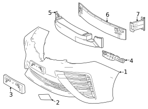 2016-2020 Toyota Mirai Tow Eye Cap 52127-62900 | Toyota Parts