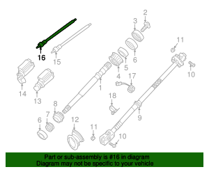 Genuine BMW 32-31-6-760-684 | Shaft Assembly | FREE Shipping on Most ...