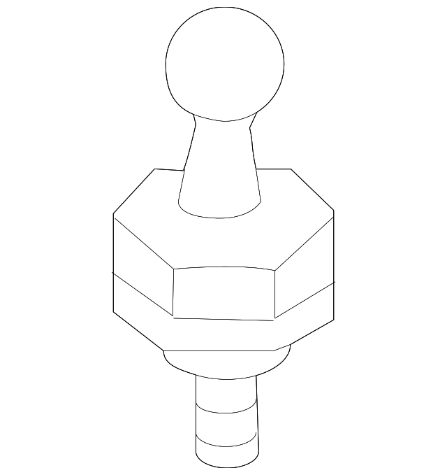 2015-2023 Audi Engine Cover Ball Stud WHT-006-189 | Genuine Audi Parts