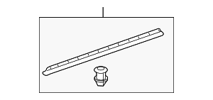 164-690-49-62 - Lower Weather-Strip 2007-2011 Mercedes-Benz | Mercedes ...