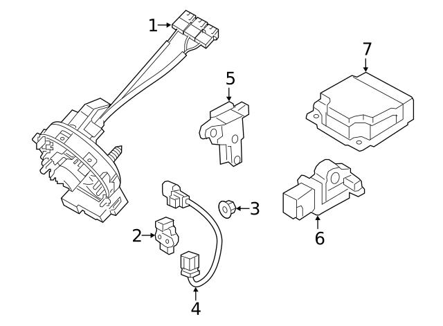 95920-S1000 - Air Bag Impact Sensor 2019-2023 Hyundai | AutoNationParts.com