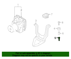 07119905528 - 1996-2019 BMW Hex Bolt With Washer 071000 (07-11-9-905 ...