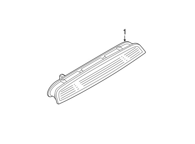 D651-51-580B - High Mount Lamp - 2011-2014 Mazda 2 | Mazda Swag