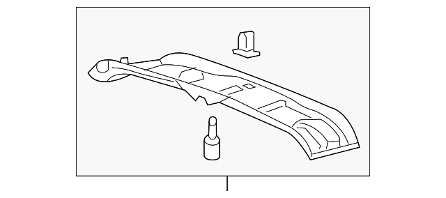2005-2013 Chevrolet Corvette Ebony Headliner Rear Trim Panel 15803308 ...