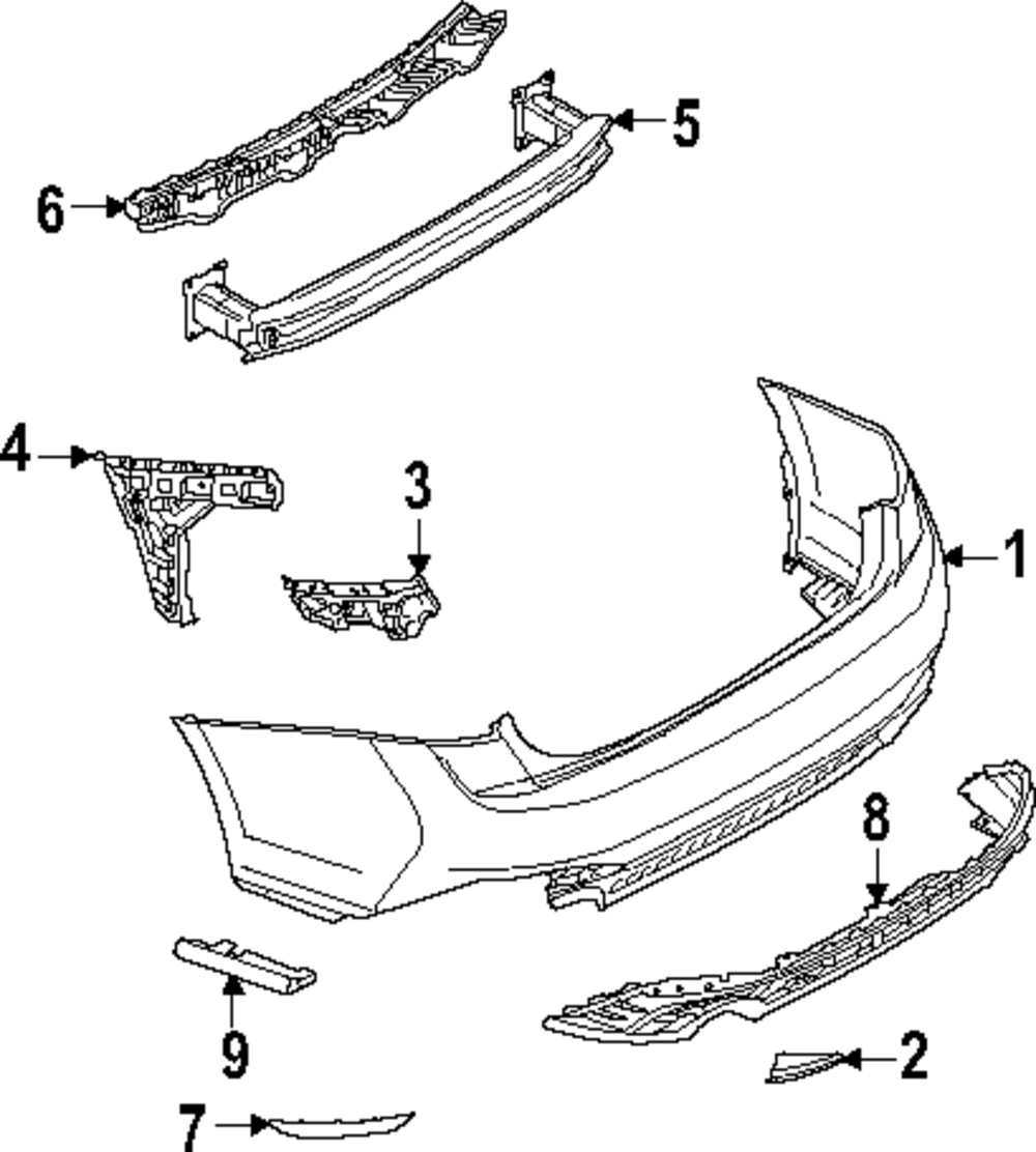 2022-2024 Volkswagen Jetta Diffuser 17A-807-568-H-9B9 | OEM Parts Online