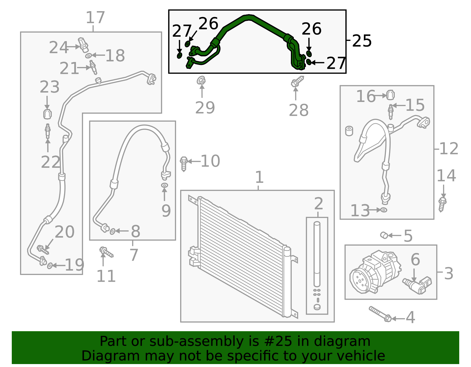 2016-2024 Volkswagen Rear AC Hose 5WB-816-738-C | OEM VW Parts Haus