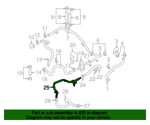 2013-2018 Audi Water Pipe 4G0-121-481-P | Audi USA Parts