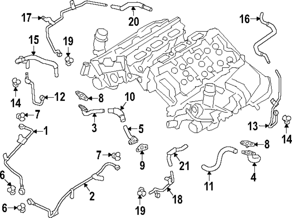 15198-5CA0B - Oil Hose 2023-2025 Nissan Z | Nissan Parts & Accessories ...