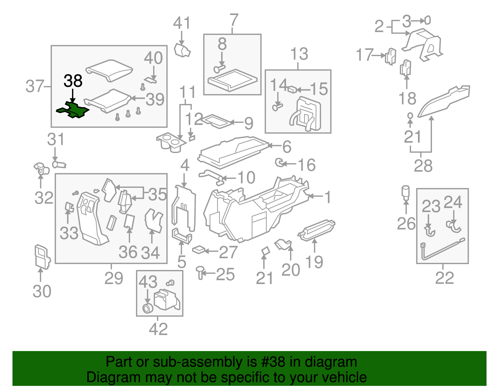 83411-S9V-A01 - Hinge 2003-2008 Honda Pilot | Honda Parts Online