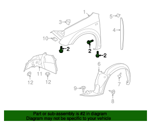 1995-2024 GM Multi-Purpose Bolt 11609540 GM | GMPartsDirect.com