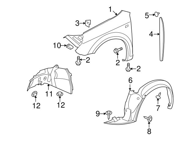 1995-2021 GM Multi-Purpose Bolt 11609540 | TascaParts.com