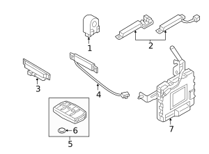 2018-2022 Genesis Keyless Entry Antenna 95420-B1150 | AutoNationParts.com