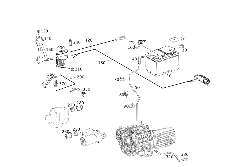 000-905-28-02 - Battery Sensor 2011-2015 Mercedes-Benz | Mercedes-Benz ...