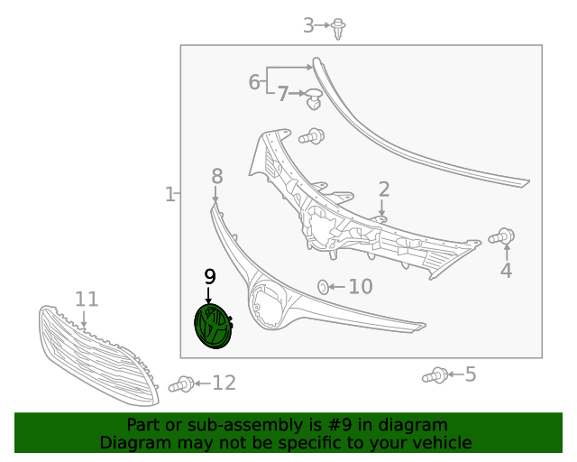 Toyota OEM Emblem Part# 75310-07020 | OEM Vehicle Parts