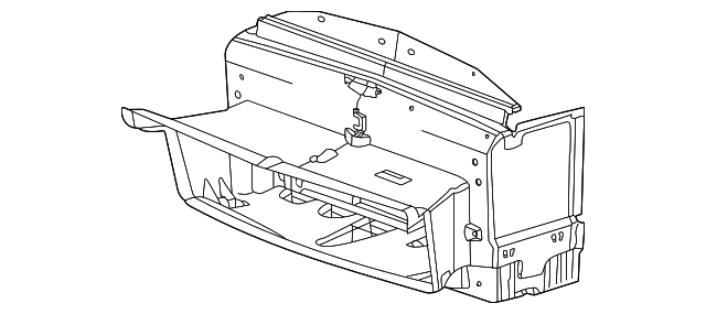 2021-2024 GM Radiator Air Front Lower Baffle 84653466 GM ...