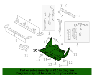 56410AN00A - Under Cover - 2020 Subaru | World OEM Parts Subaru