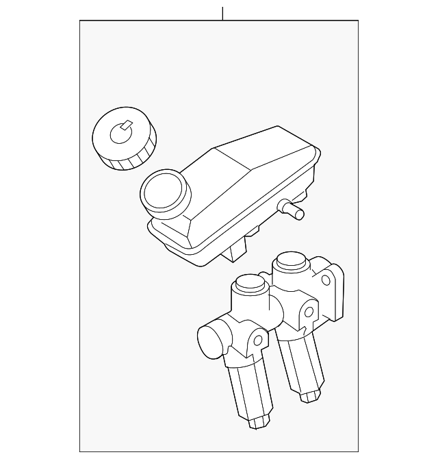 2004-2008 Chevrolet Master Cylinder 93742398 | GM Parts Center