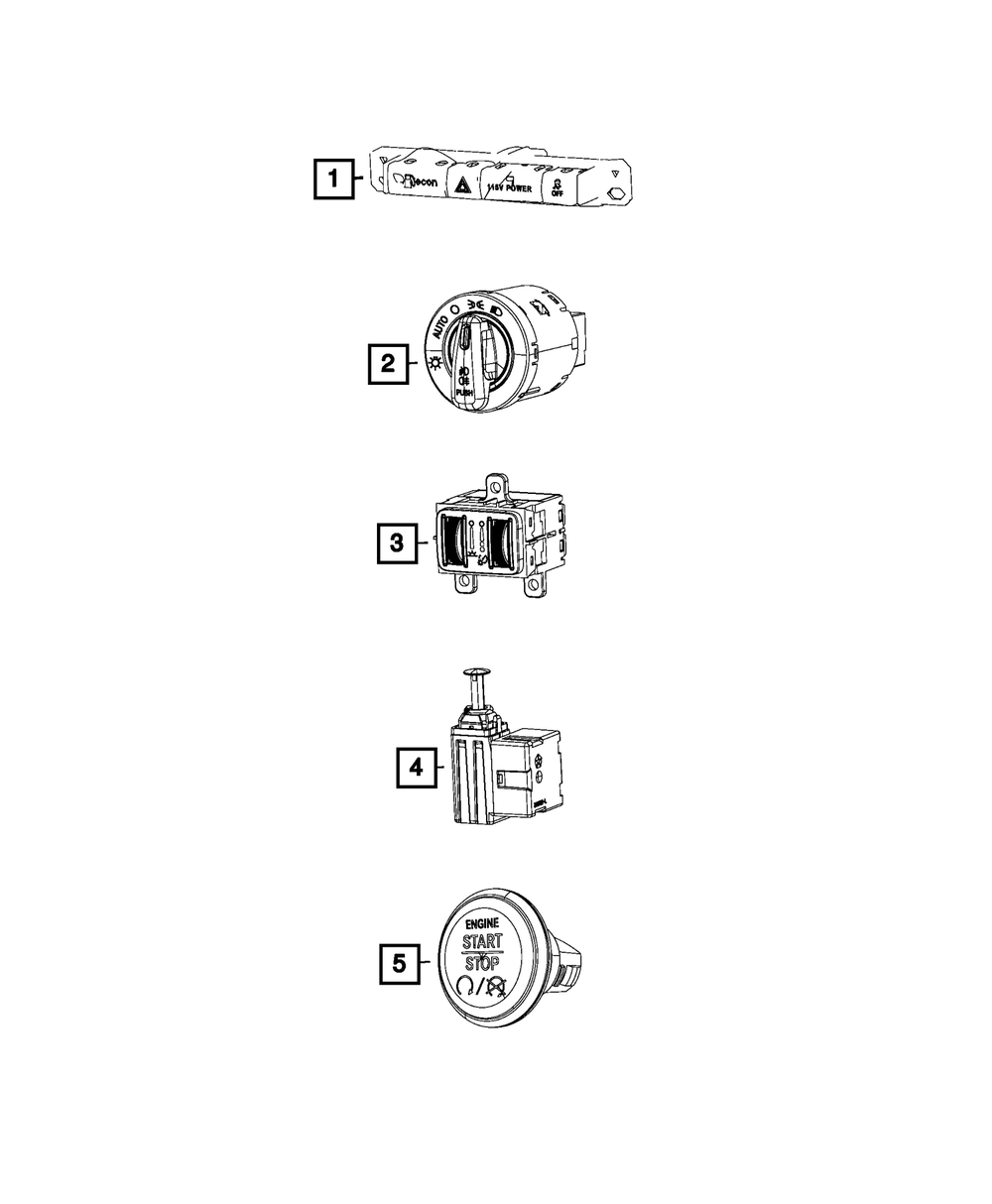 2001-2020 Mopar Stop Lamp Switch 4671336AD | Mopar eStore