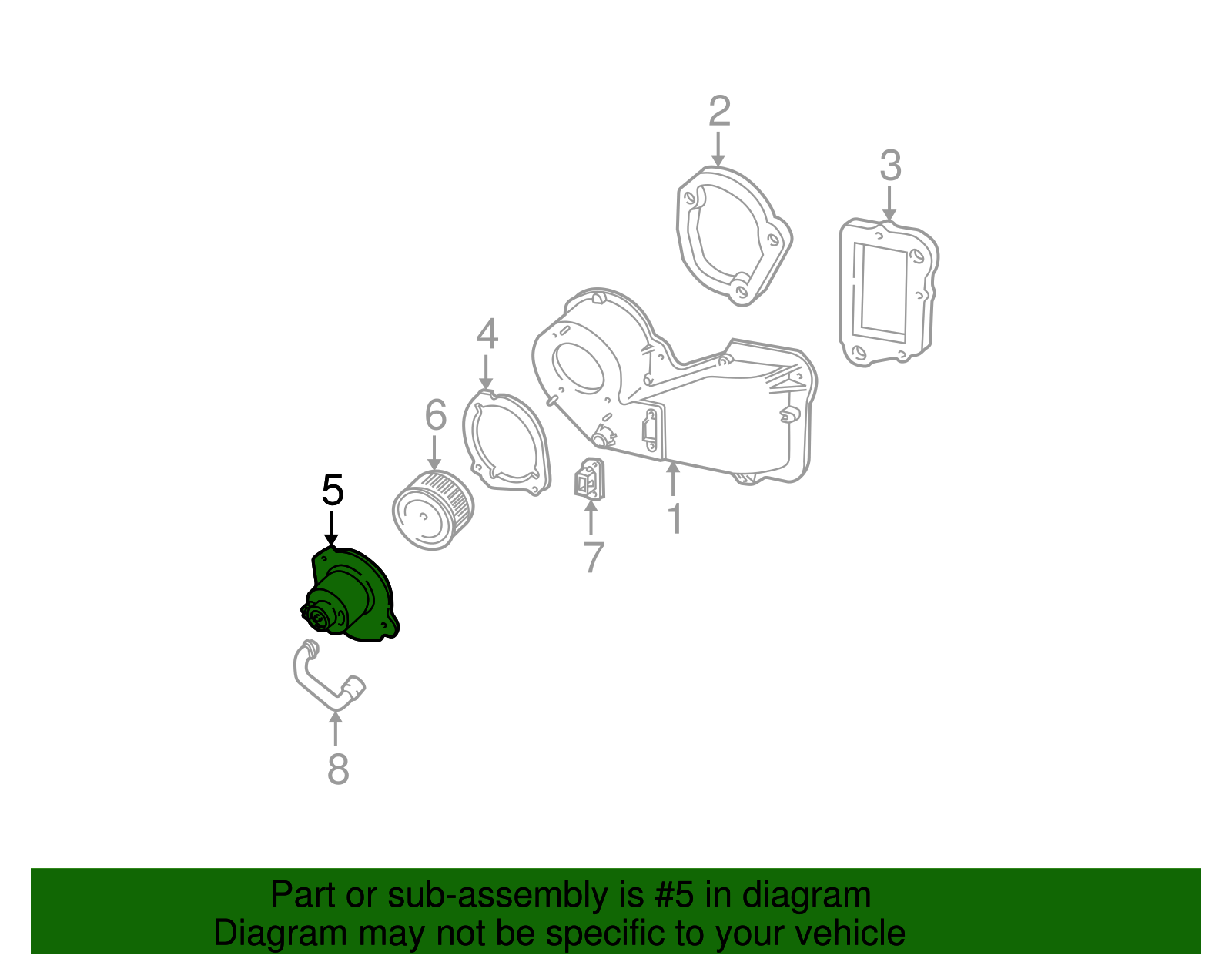 1995-2011 Ford Blower Motor XL2Z-19805-EA | Varsity Ford