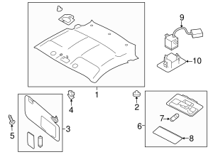 SU003-03148 - Sun Visor 2013-2020 Toyota | AutoNationParts.com