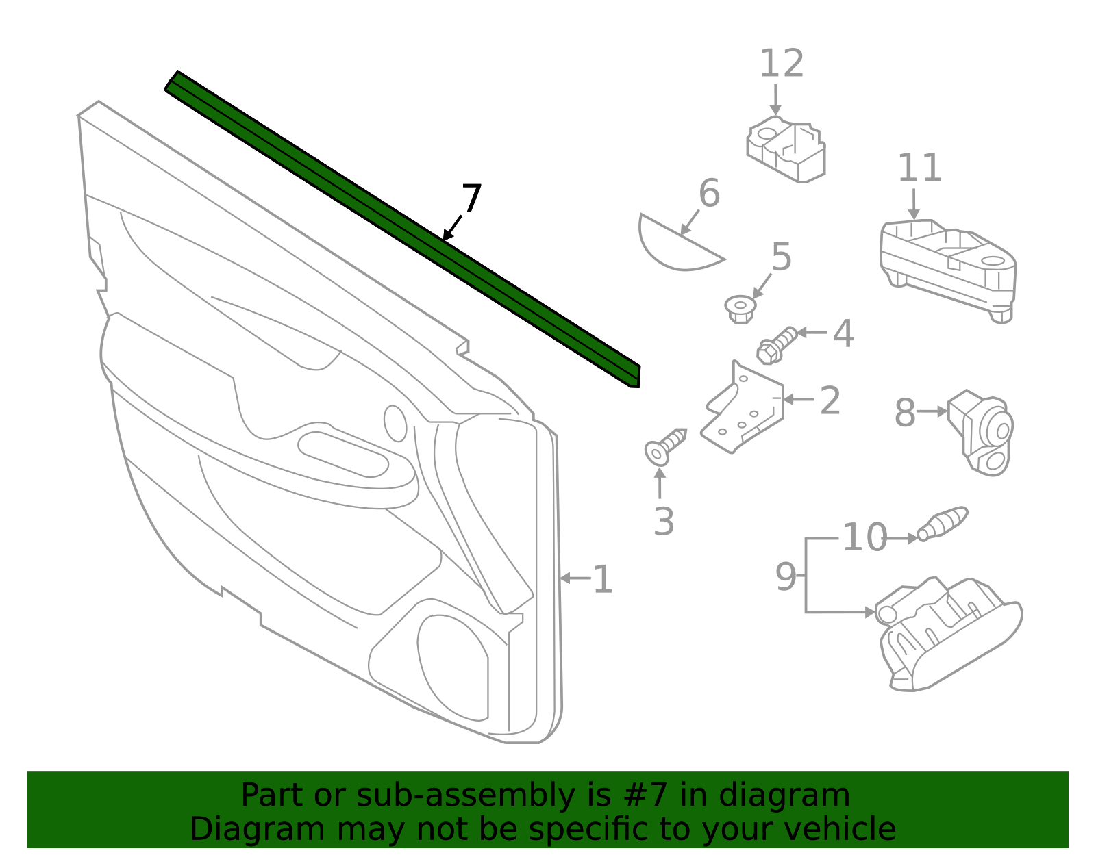 2019-2020 Infiniti QX50 Belt Weather-Strip 80834-5NA0A | Infiniti of ...