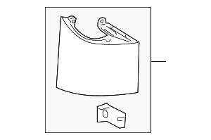 2008-2022 Toyota Sequoia Filler 52505-0C010 | Toyota Parts Center