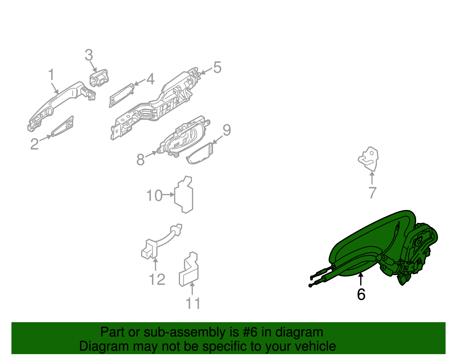 82500-1AA0A - High-Quality Lock Actuator for 2009-2014 Nissan Murano ...