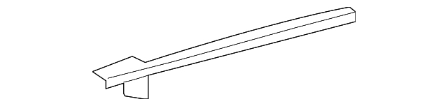 2007-2014 GM Rear Driver Side Bumper Fascia Support Bracket 25906986 ...