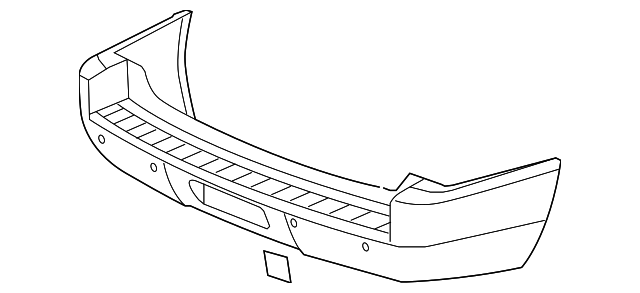 2007-2014 GM Rear Bumper Cover 20951798 | TascaParts.com