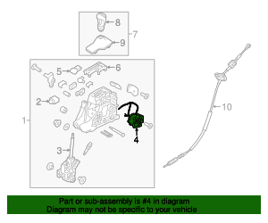 2015-2017 Hyundai Switch Housing 46780-B1000 | QuirkParts
