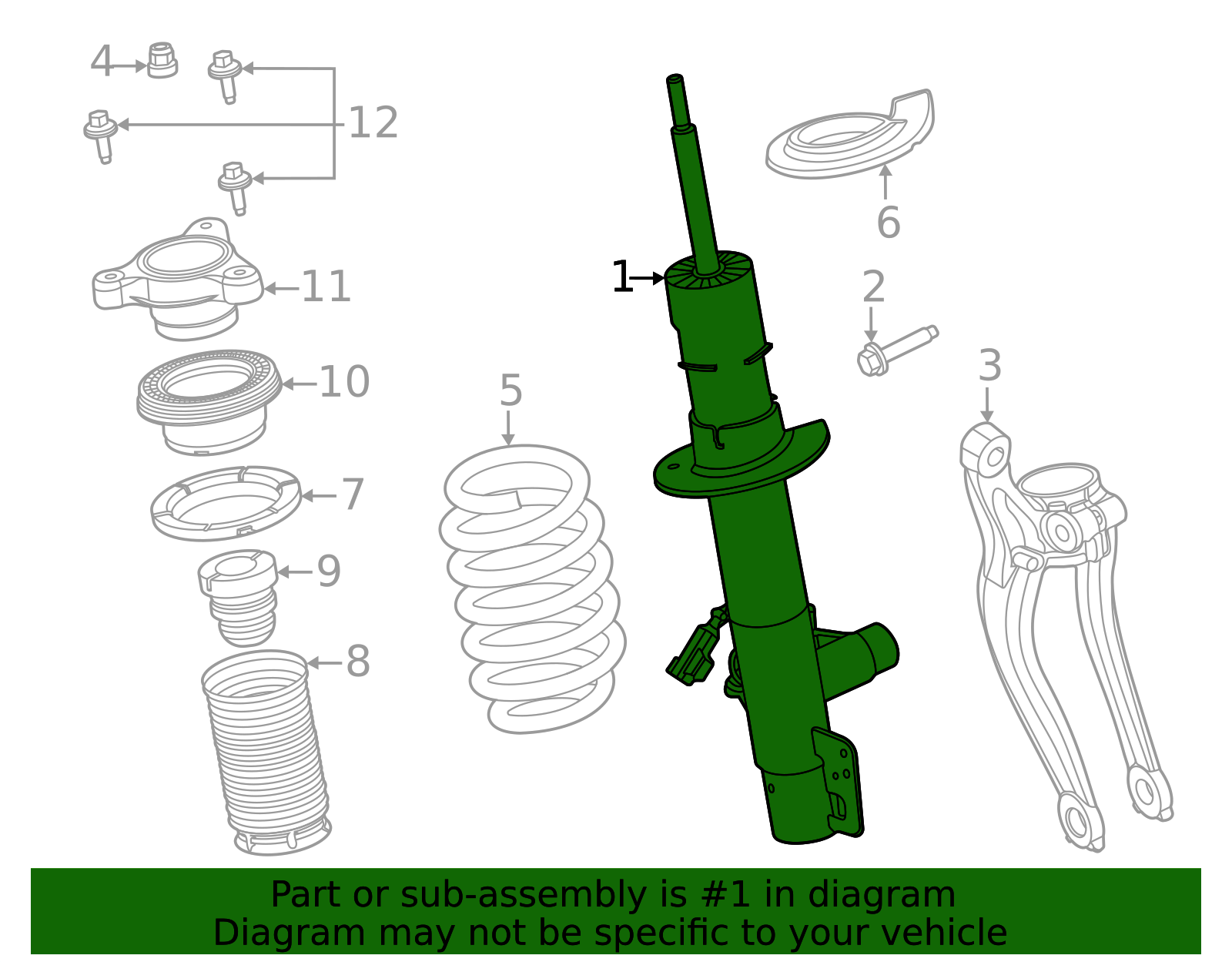 2020-2025 Lincoln Aviator Shock Absorber Assembly AST-86023 | Retail ...