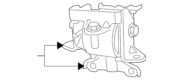 2007-2017 Mopar Automatic Transmission Mount 68309249AB | TascaParts.com