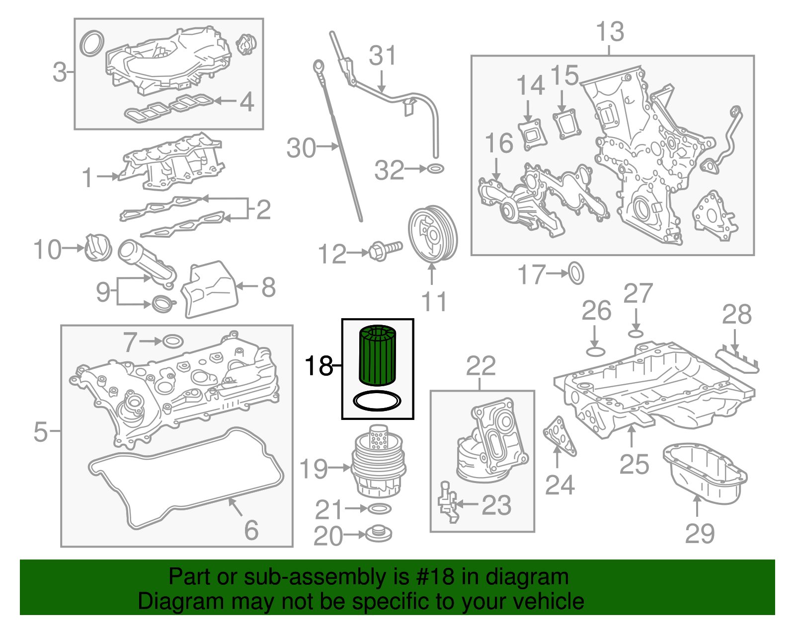 04152-YZZA1 - Engine Oil Filter Element 2005-2024 Toyota | Longo Toyota ...