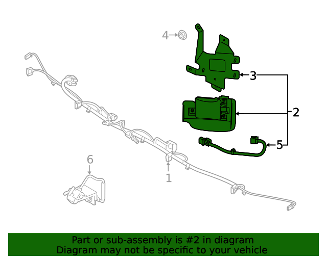 99140-K2000 - Blind Spot Detection System Warning Sensor 2020-2022 ...