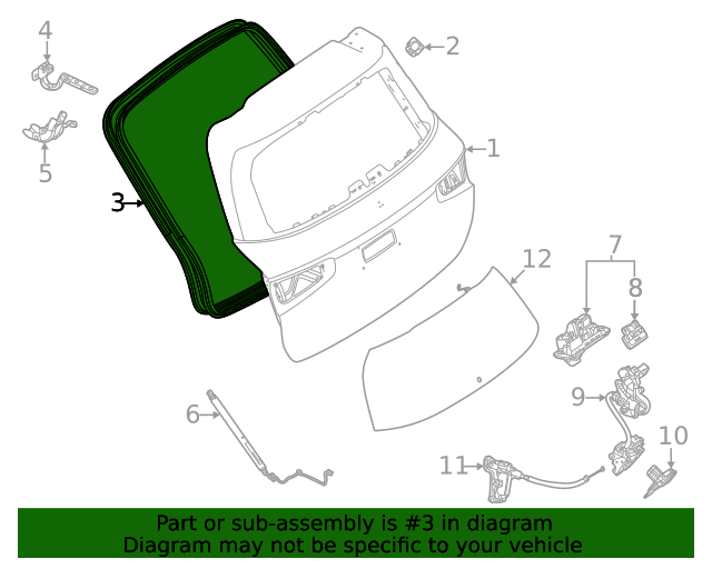 167-740-85-00 - Weatherstrip 2020 Mercedes-Benz | Mercedes-Benz USA Parts