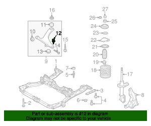 1988-2023 Subaru Ball Joint 20206AJ000 | Subaru Parts Exchange