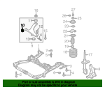 20204AG030 - Lower Control Arm Front Bushing 2006-2023 Subaru | Quick ...