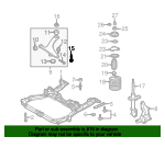 2010-2014 Subaru Ball Joint Stud 901000346 | Subaru Online Parts
