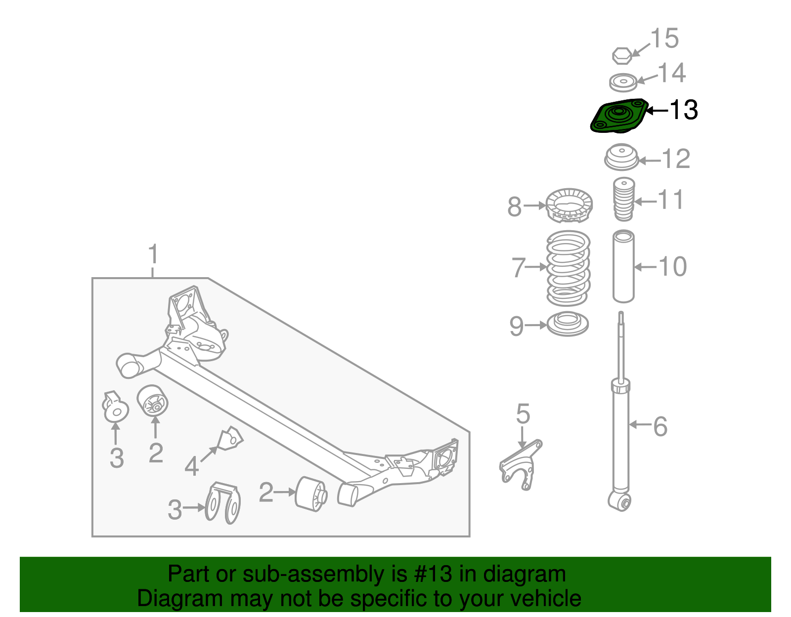 55311-1G000 - Shock Mount 2006-2011 Kia | Kia.Parts Store