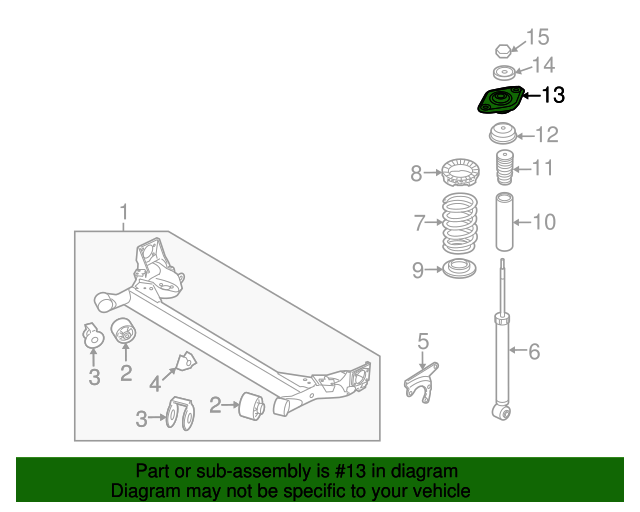 55311-1G000 - Shock Mount 2006-2011 Kia | Kia.Parts Store