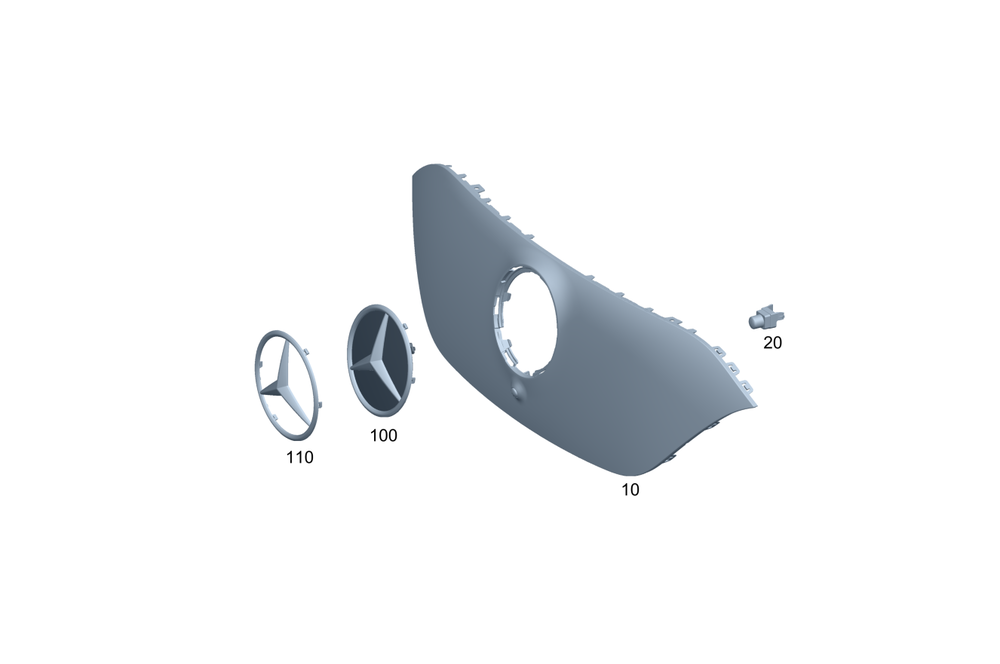 294-885-42-02 - Cover Trim 2023-2024 Mercedes-Benz | Mercedes-Benz USA ...